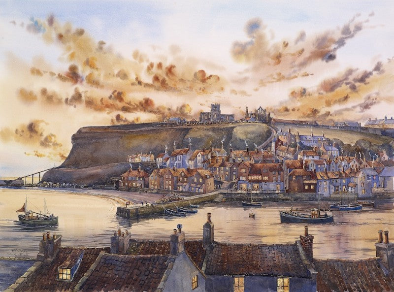 Dawn over Whitby 20 x 15 – John Freeman